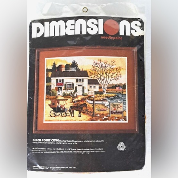 Dimensions | Art | Vintage 988 Dimensions Needlepoint Kit 2338 Burch ...